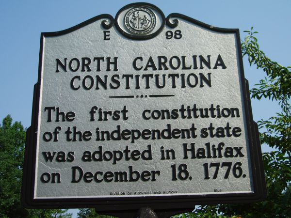Primary Source: The North Carolina Constitution and